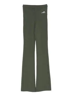Balenciaga Dark Stretch Trousers - Green