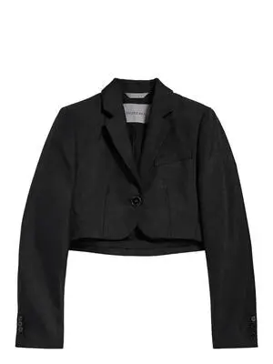 Balenciaga Cropped Jacket - Black