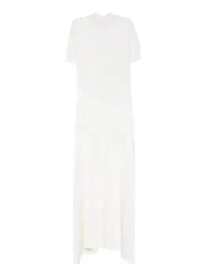 ROT The Hot Priest Silk Maxi Dress - Neutrals