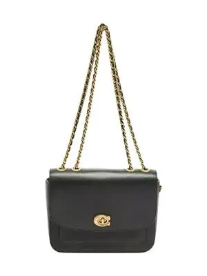 COACH VINTAGE Madison Turn-lock Shoulder Bag - Black