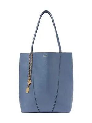 Chloé Chloé Spin Chain Detail Shoulder Bag Blue