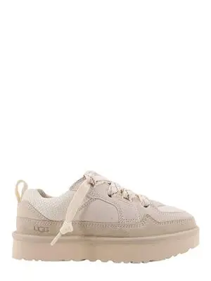 UGG W Lo Lowmel Suede Sneakers - Beige