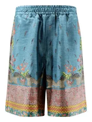 PIERRE-LOUIS MASCIA PIERRE-LOUIS MASCIA Silk Bermuda With Floral Print
