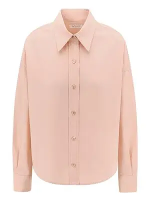THE FRANKIE SHOP Arlen Cotton Shirt - Pink