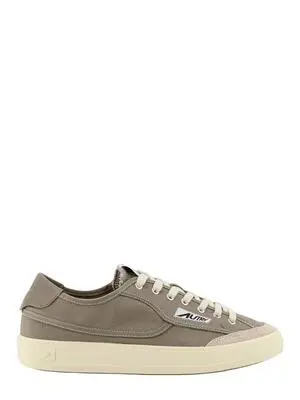 AUTRY AUTRY Windscape Canvas Lace-Up Sneakers Beige