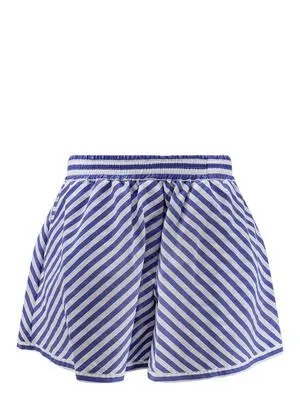 LAVI LAVI Cotton Blend Striped Skirt