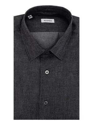 NUGNES 1920 Cotton Shirt - Black