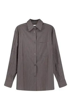 TONYWACK TONYWACK Striped Silk And Wool Blend Shirt