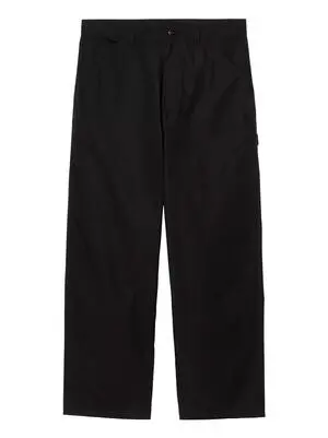 Carhartt Work In Progress Postal Single Knee Cotton Blend Trousers - Black