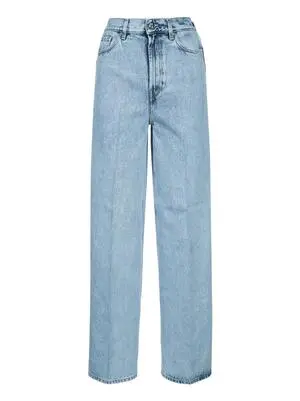 TOTEME Wide Leg Denim Jeans - Multicolor