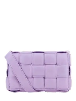 Bottega Veneta Small Padded Cassette Crossbody Bag - Purple