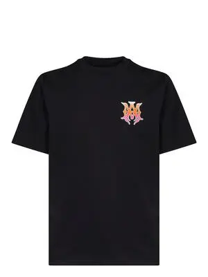 Amiri Black Cotton Jersey Ma T-shirt - Multicolor