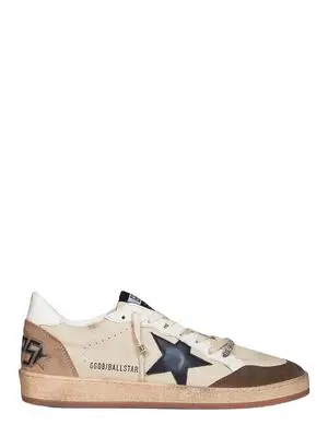 GOLDEN GOOSE Ball Star Leather Sneakers - Multicolor