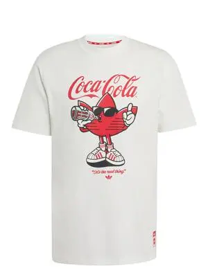 Adidas X Coca-cola Classic Sport Graphic Treffie T-shirt Asia Sizing - White