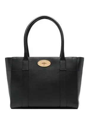 Mulberry Leather Postman's Lock Tote Bag - Black