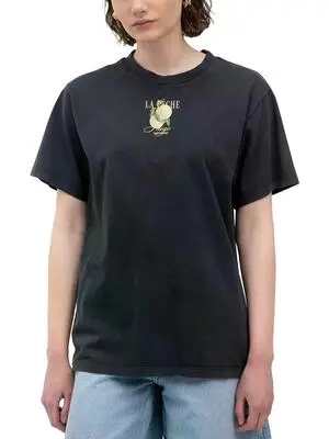 Hugo Graphic Print T-shirt - Black