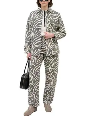 Hugo Zebra Print Jeans - Grey