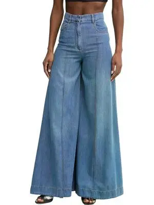 SIMONA CORSELLINI Wide Leg Jeans - Blue