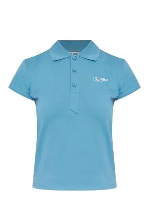 Attico Cotton Jersey Polo Shirt - Multicolor