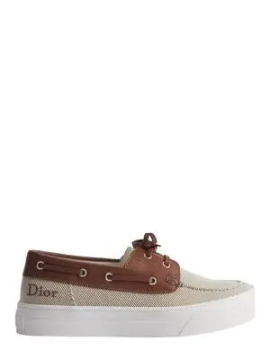 Dior Round Toe Casual Shoes - Gray