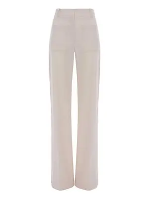Victoria Beckham Victoria Beckham Alina Wide-Leg Trousers Bone