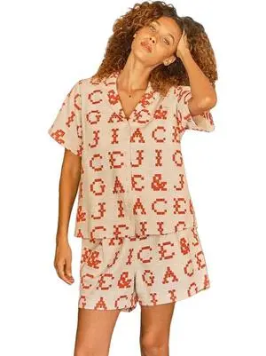 Ace & Jig Holden Patch Pocket Button-up Shirt - Monogram