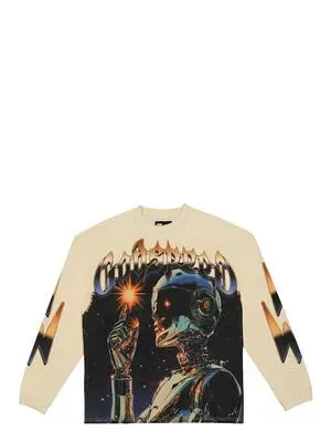 GODSPEED Sputnik Long Sleeve T-shirt - Bone