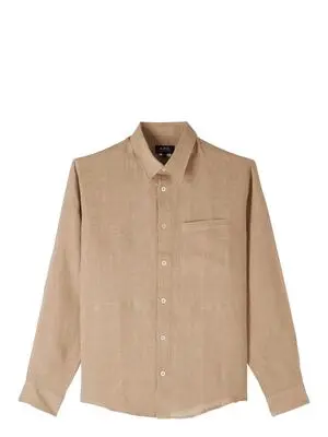 A.p.c. Cassel Logo Shirt - Beige