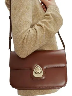 A.p.c. Astra Leather Shoulder Bag - Brown