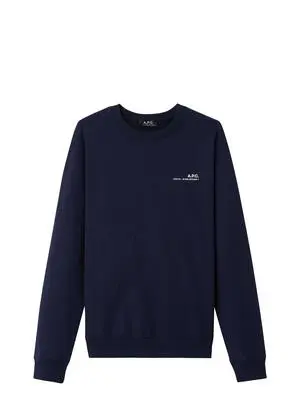 A.p.c. Item 0001" Sweatshirt - Navy Blue
