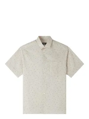 A.p.c. Rone Sizes Short-sleeve Shirt Xs Ecru