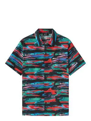 A.p.c. Lloyd Short-sleeve Shirt - Multicoloured