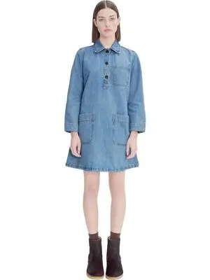 A.p.c. Aurelia Dress - Indigo