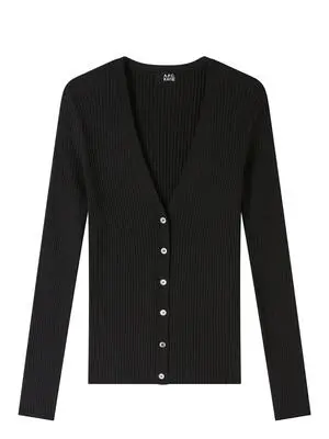 A.p.c. Ambre Cardigan - Black
