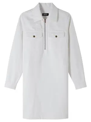 A.p.c. Felicity Dress - White