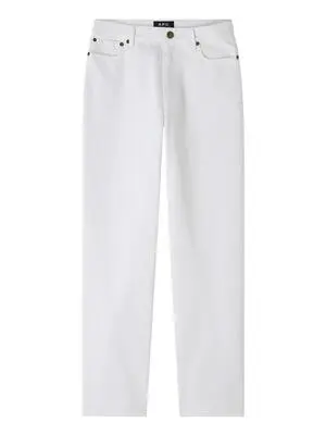 A.p.c. High Rise Sailor Jeans - White