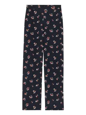 A.P.C. A.P.C. Beth Floral Print Straight Leg Trousers