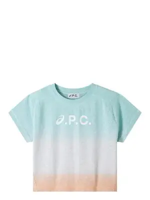 A.p.c. X Asics Dip-dye Logo T-shirt - Multicoloured