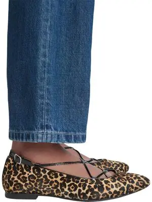 A.p.c. Ballet Flats With Adjustable Strap - Black