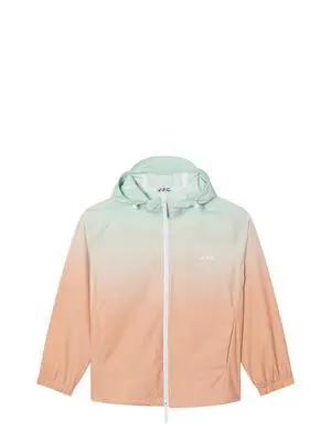 A.p.c. X Asics "meadow" Hooded Two-tone Jacket - Multicoloured