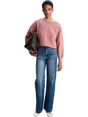 A.p.c. Cotton Sweatshirt - Raspberry