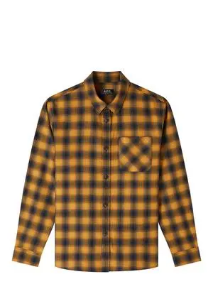 A.p.c. Trek Overshirt - Brown