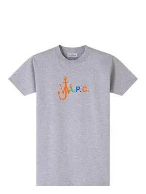 A.p.c. X Jw Anderson Anchor Logo T-shirt - Dark Gray