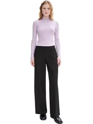 A.p.c. Elina Wide Leg Trousers - Black