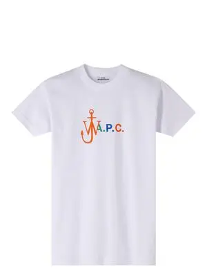 A.p.c. X Jw Anderson Anchor Logo T-shirt - White