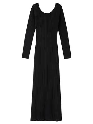 A.P.C. A.P.C. Ribbed Maxi Dress With Openwork Sides