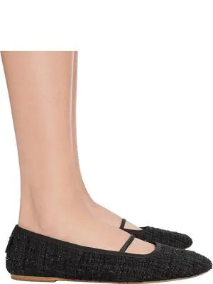A.p.c. Textured Ballet Flats - Black