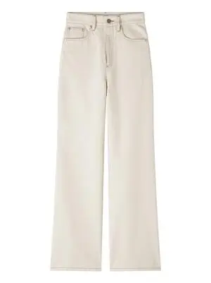 A.p.c. Clinteau Wide Leg Jeans - Ecru