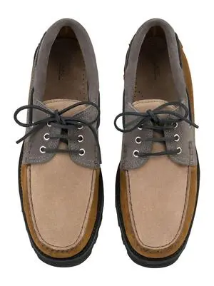 A.p.c. Augustin Suede Derby Shoes - Multicoloured