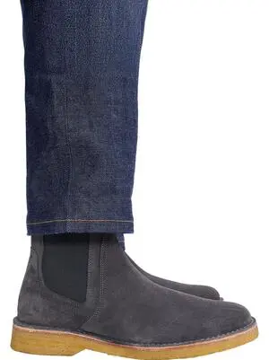 A.p.c. Theodore Suede Chelsea Boots - Dark Grey